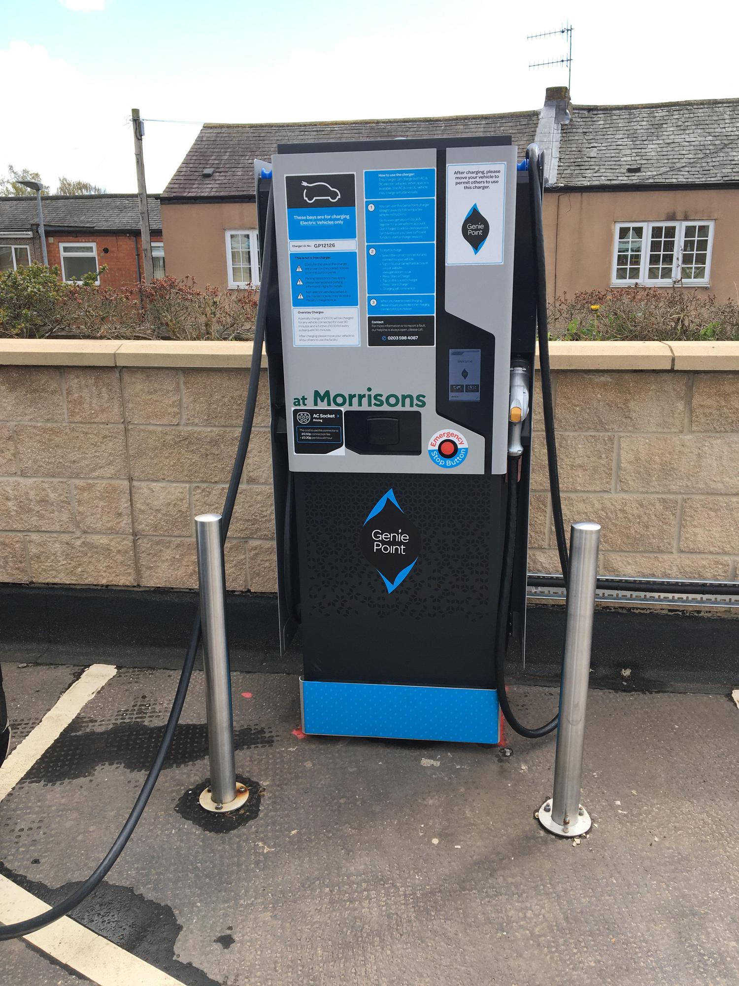 Morrisons Morpeth | Dark Lane, Morpeth, NE61 1TD, UK | EV Station
