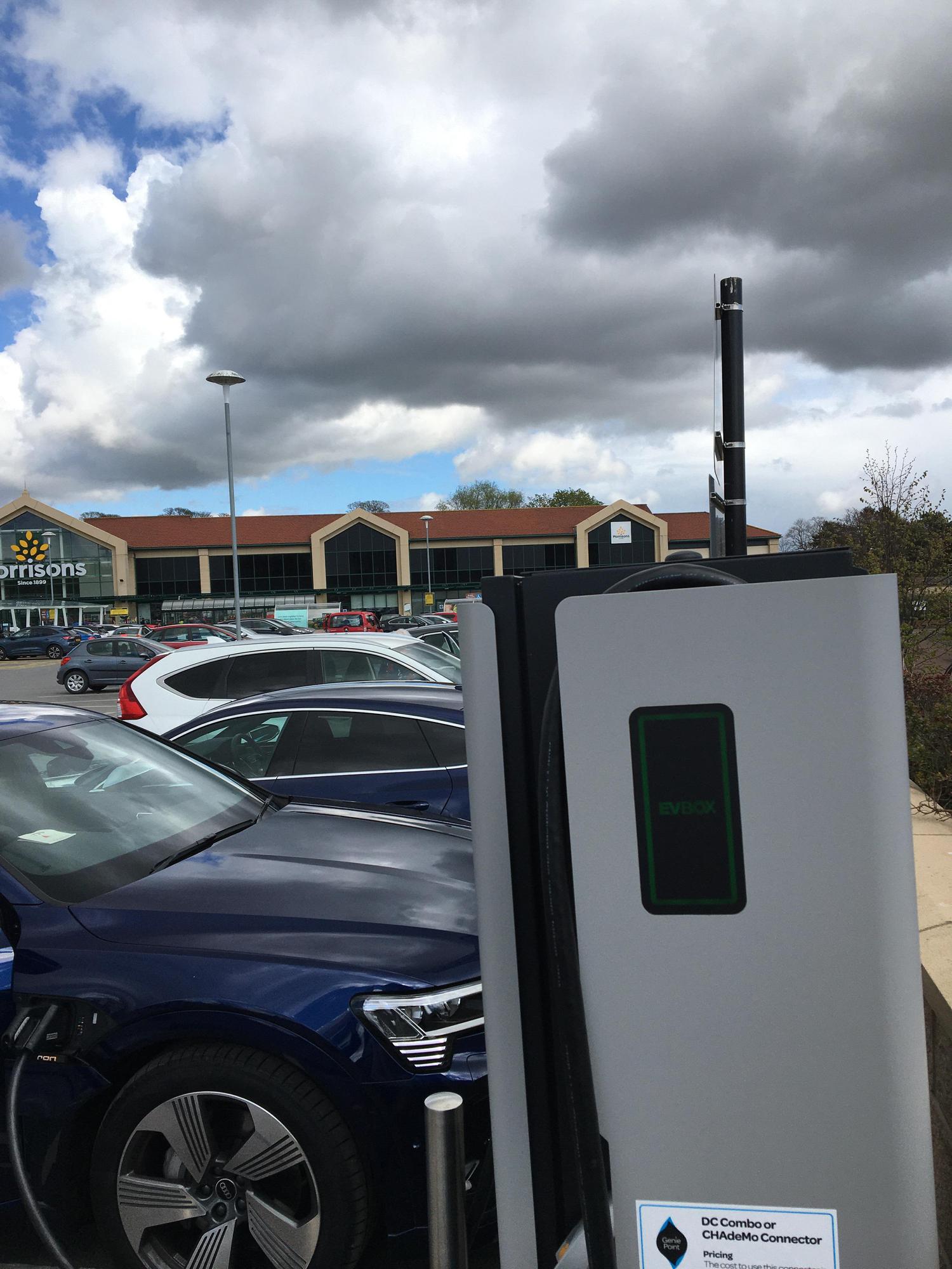 Morrisons Morpeth | Dark Lane, Morpeth, NE61 1TD, UK | EV Station