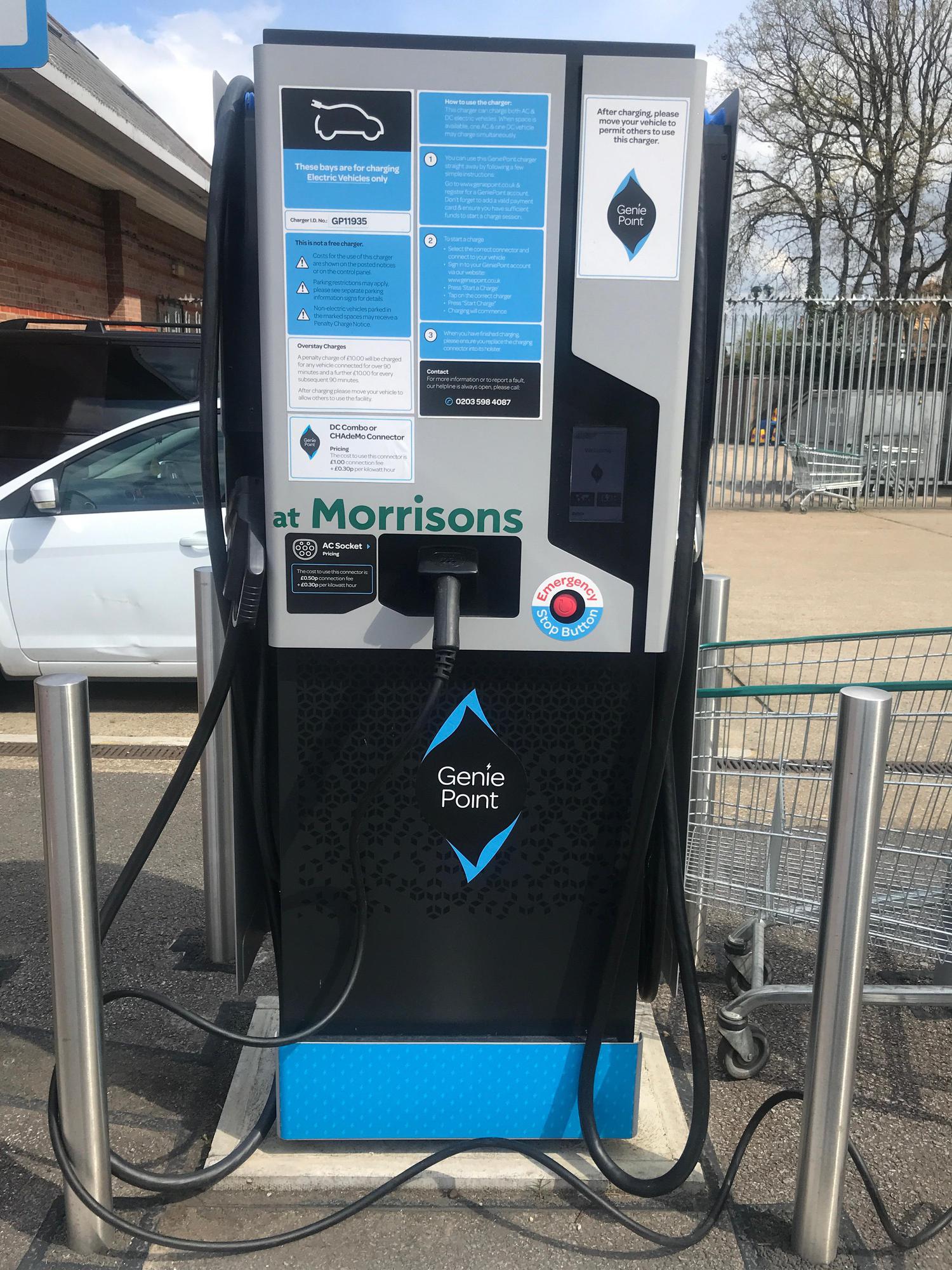 Morrisons ev charging store
