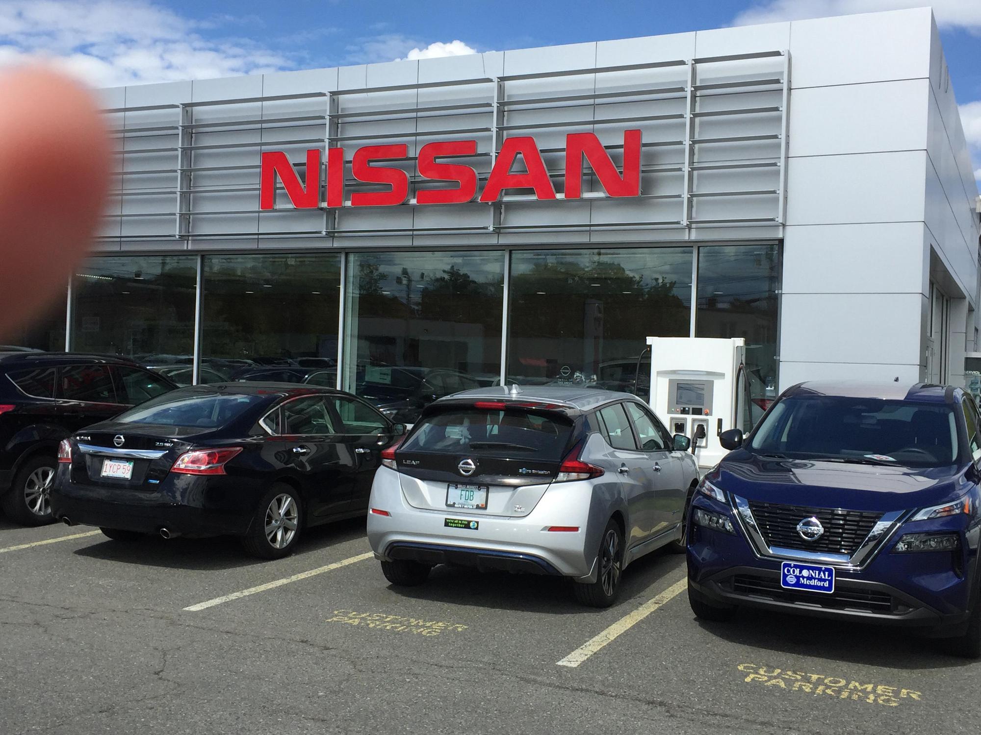 Colonial Nissan of Medford | Medford, MA | EV Station