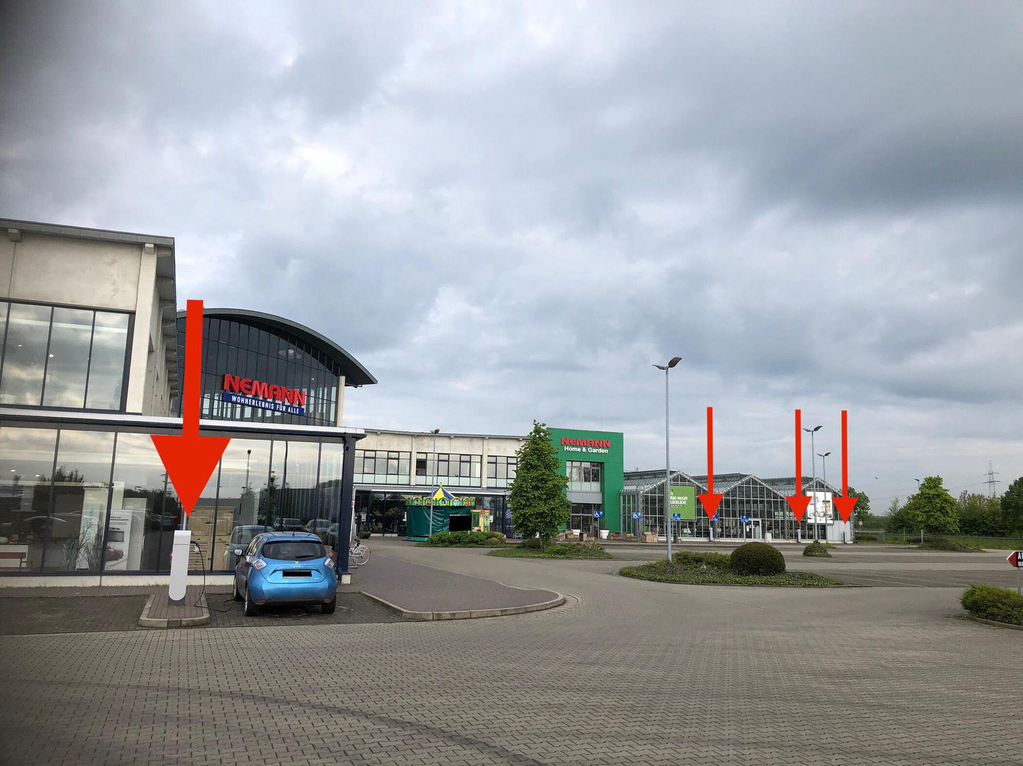 Vechta: Möbelgeschäft Nemann | Vechta, NDS | EV Station