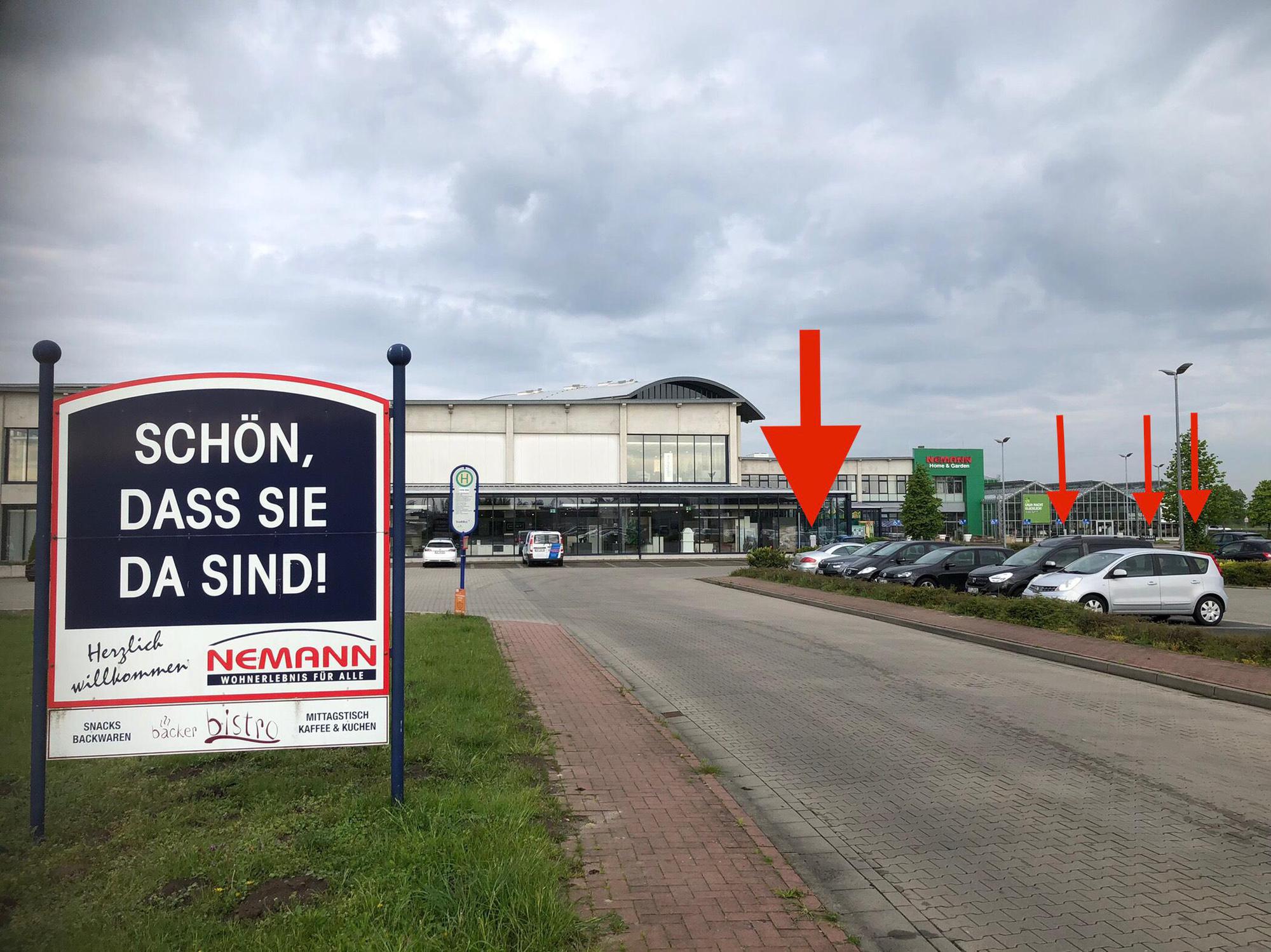 Vechta: Möbelgeschäft Nemann | Vechta, NDS | EV Station