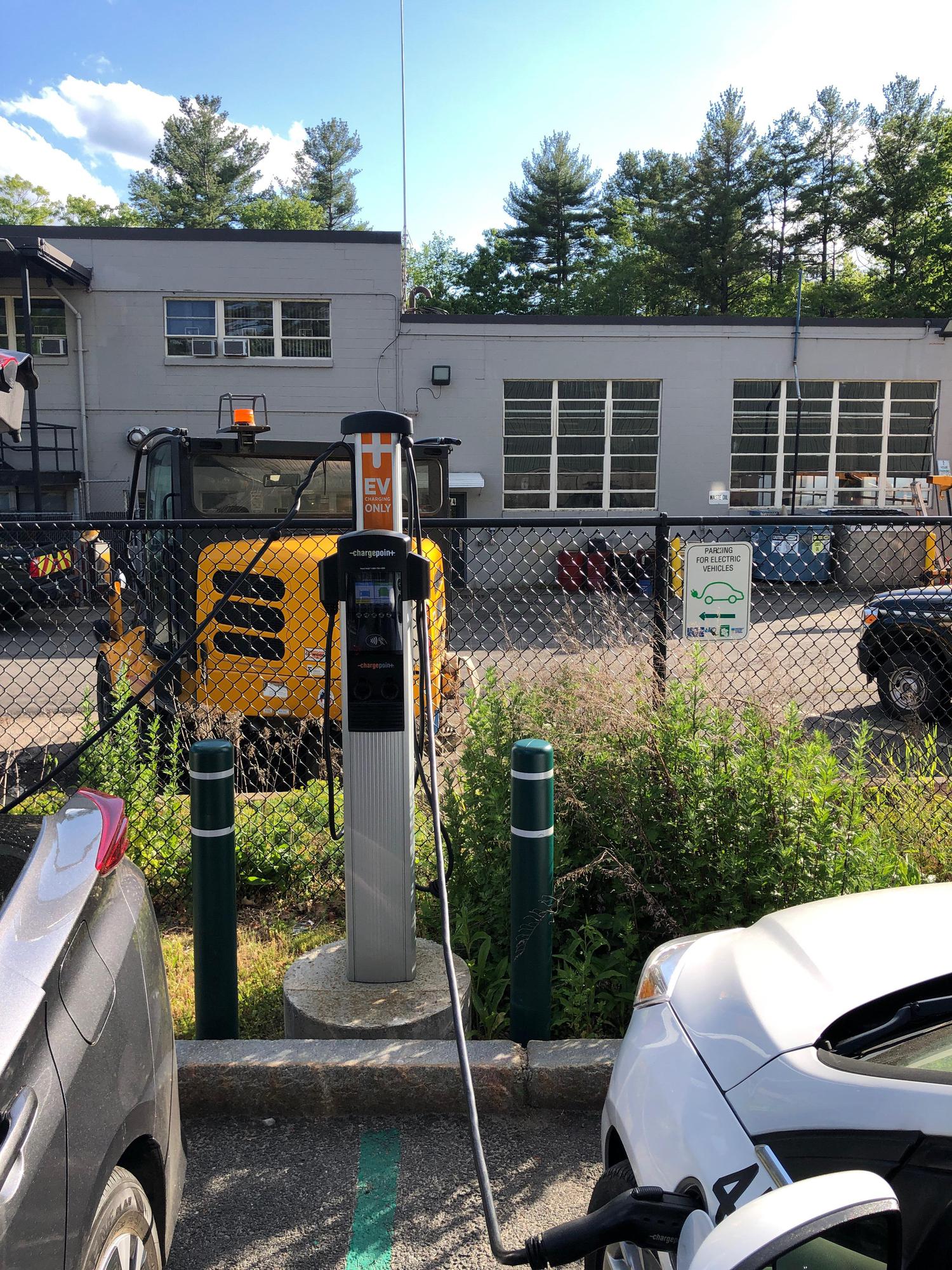Needham Department of Public Works | Needham, MA | EV Station