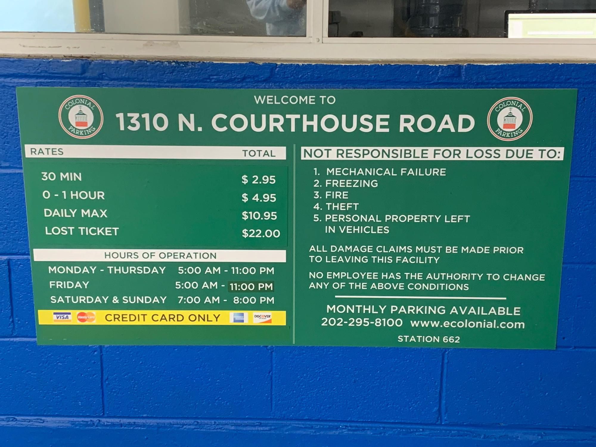 1310 N Courthouse Rd Garage | Arlington, VA | EV Station