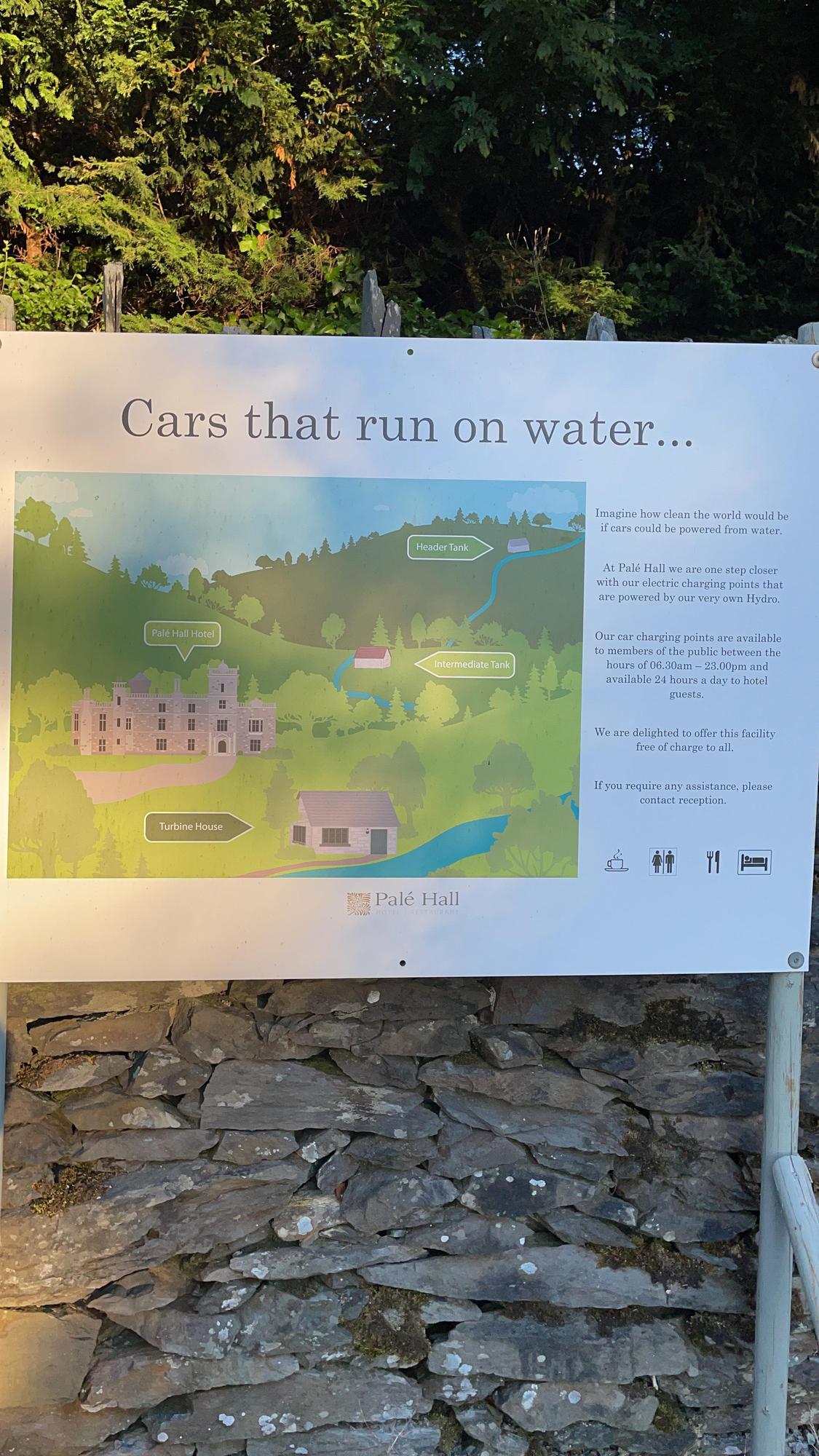 Palé Hall Hotel | Palé Estate, Llandderfel, Bala LL23 7PS, UK | EV Station
