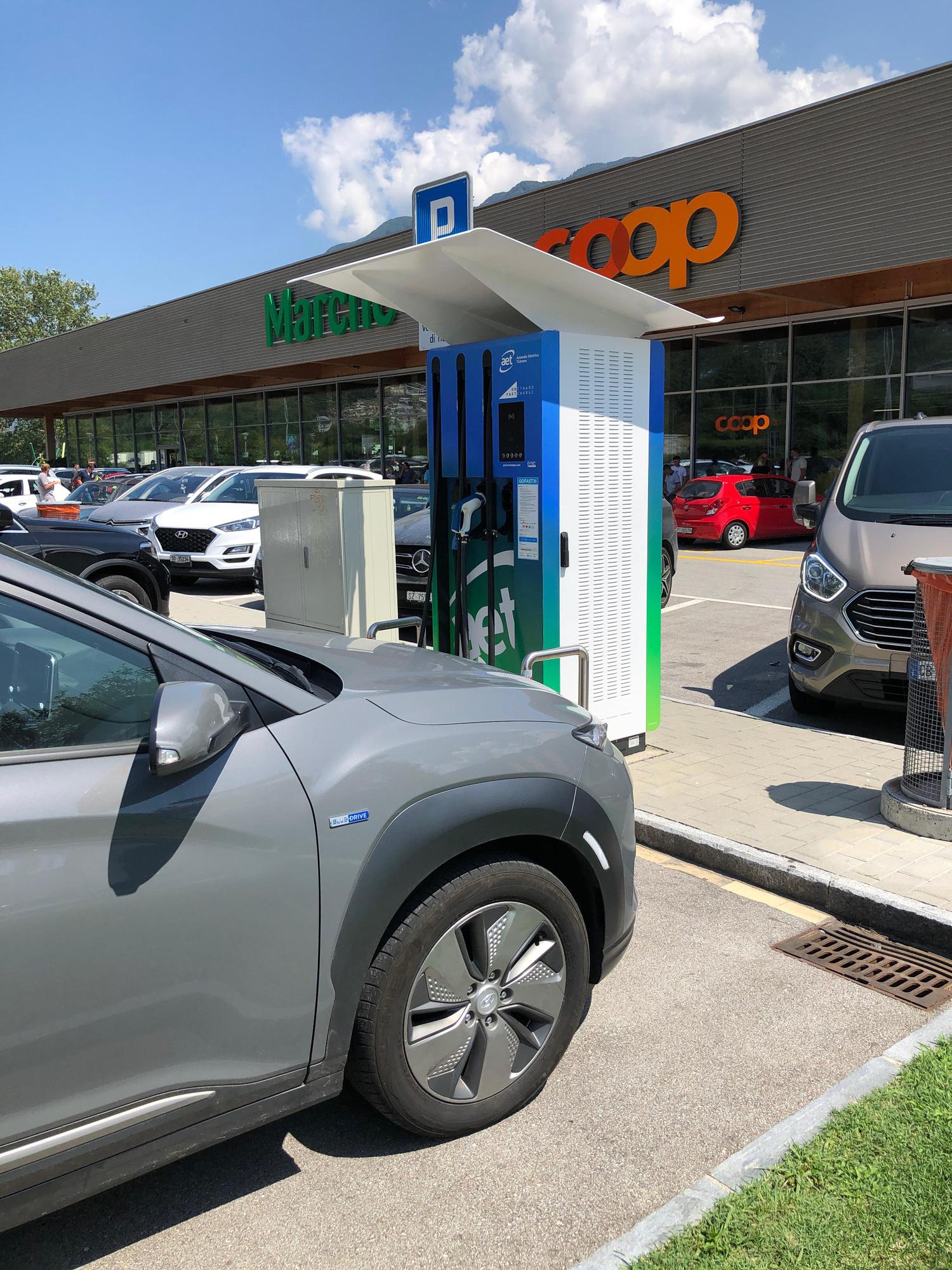 Coop Pronto Shop (2) | Monte Carasso, TI | EV Station
