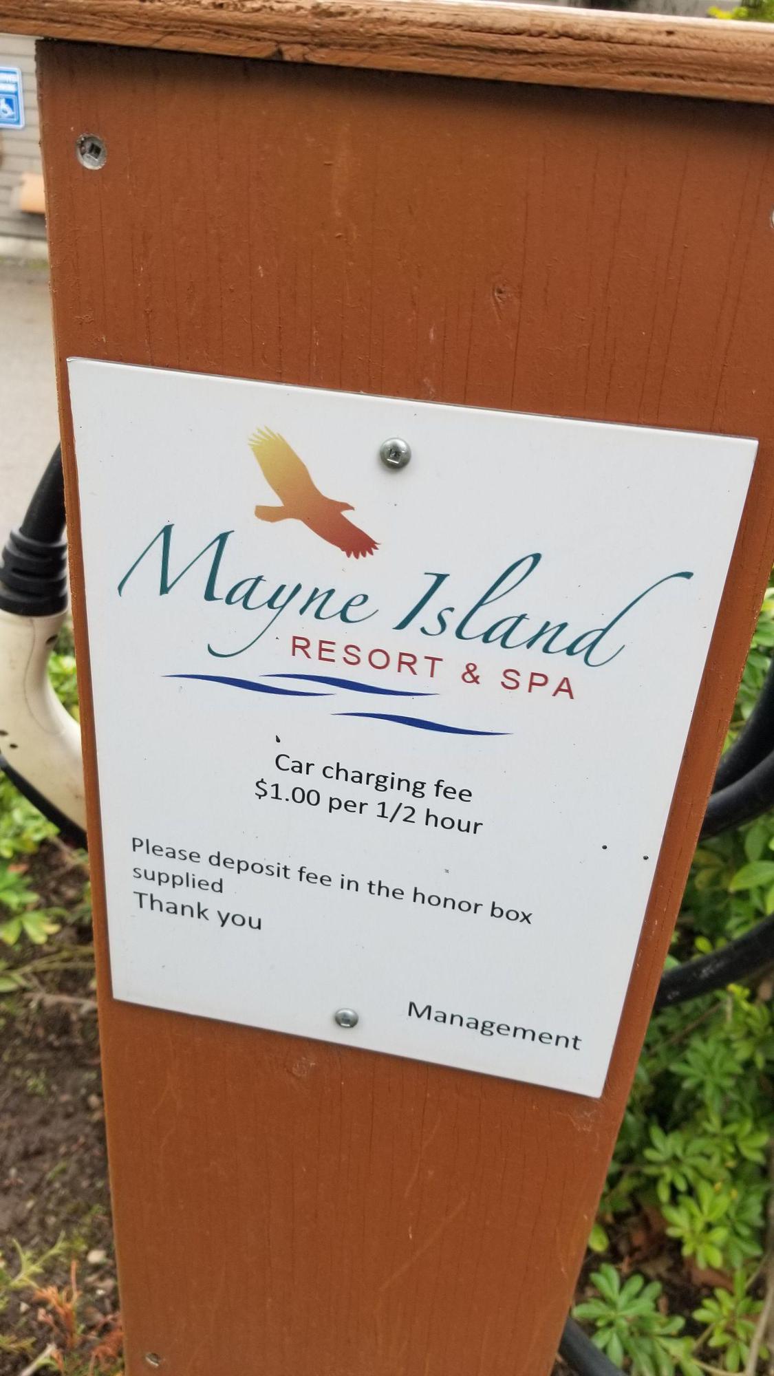 Mayne Island Resort | Mayne Island, BC | EV Station