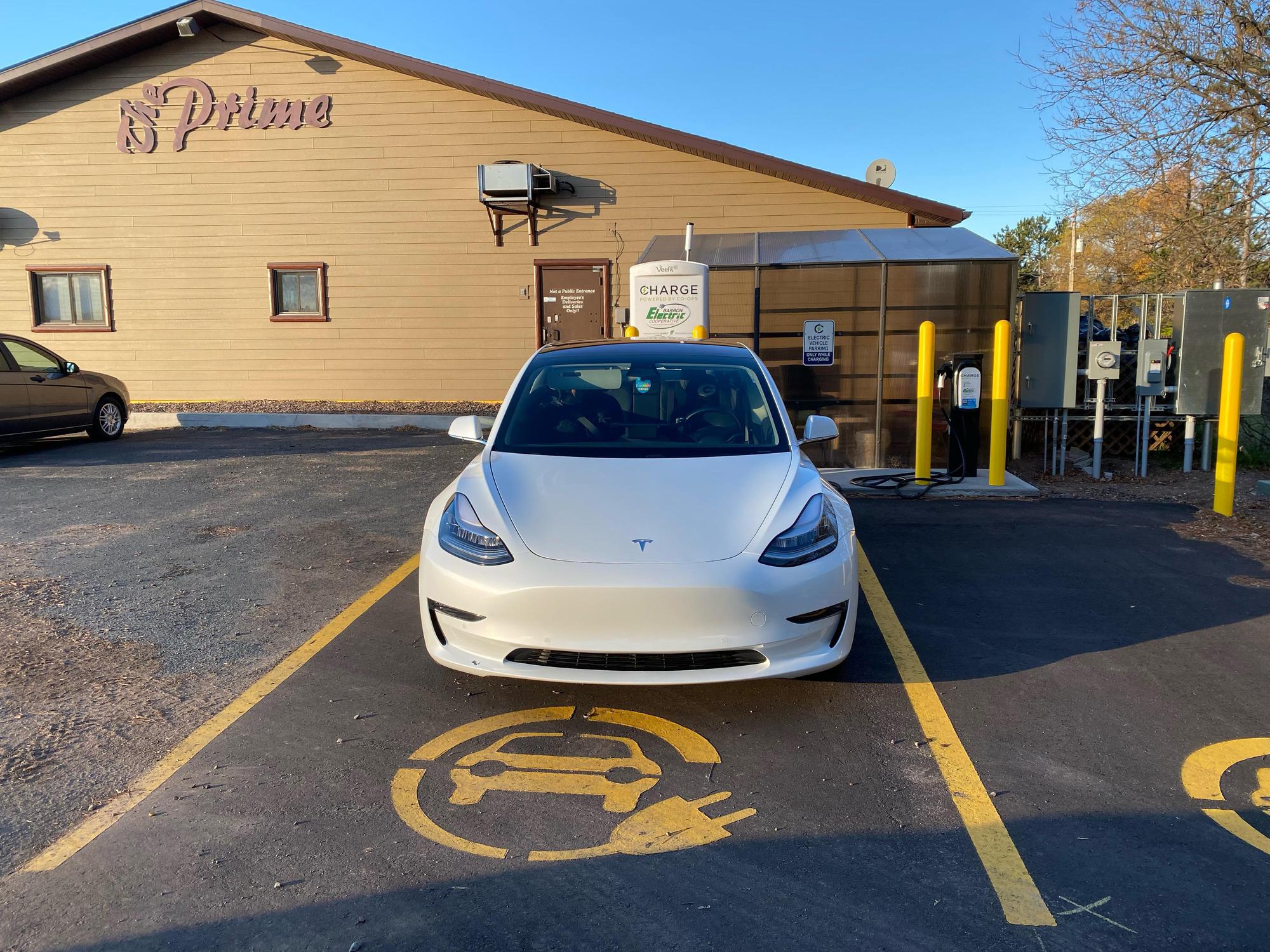 The Prime Bar and Family Dining | Trego, WI | EV Station