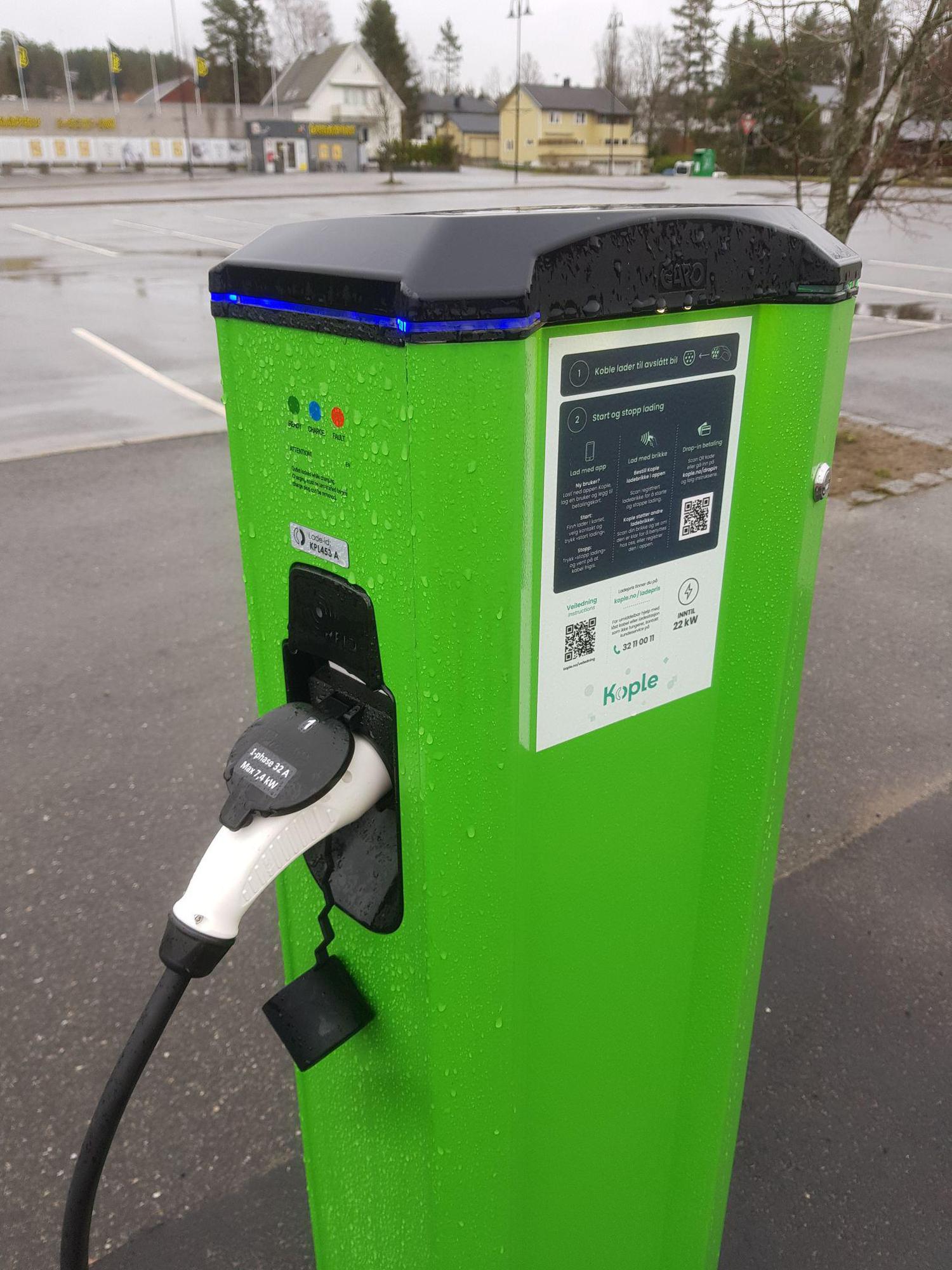 Kople Ladestasjonen | Liveien 2, 1860 Skjønhaug, Norwegia | EV Station
