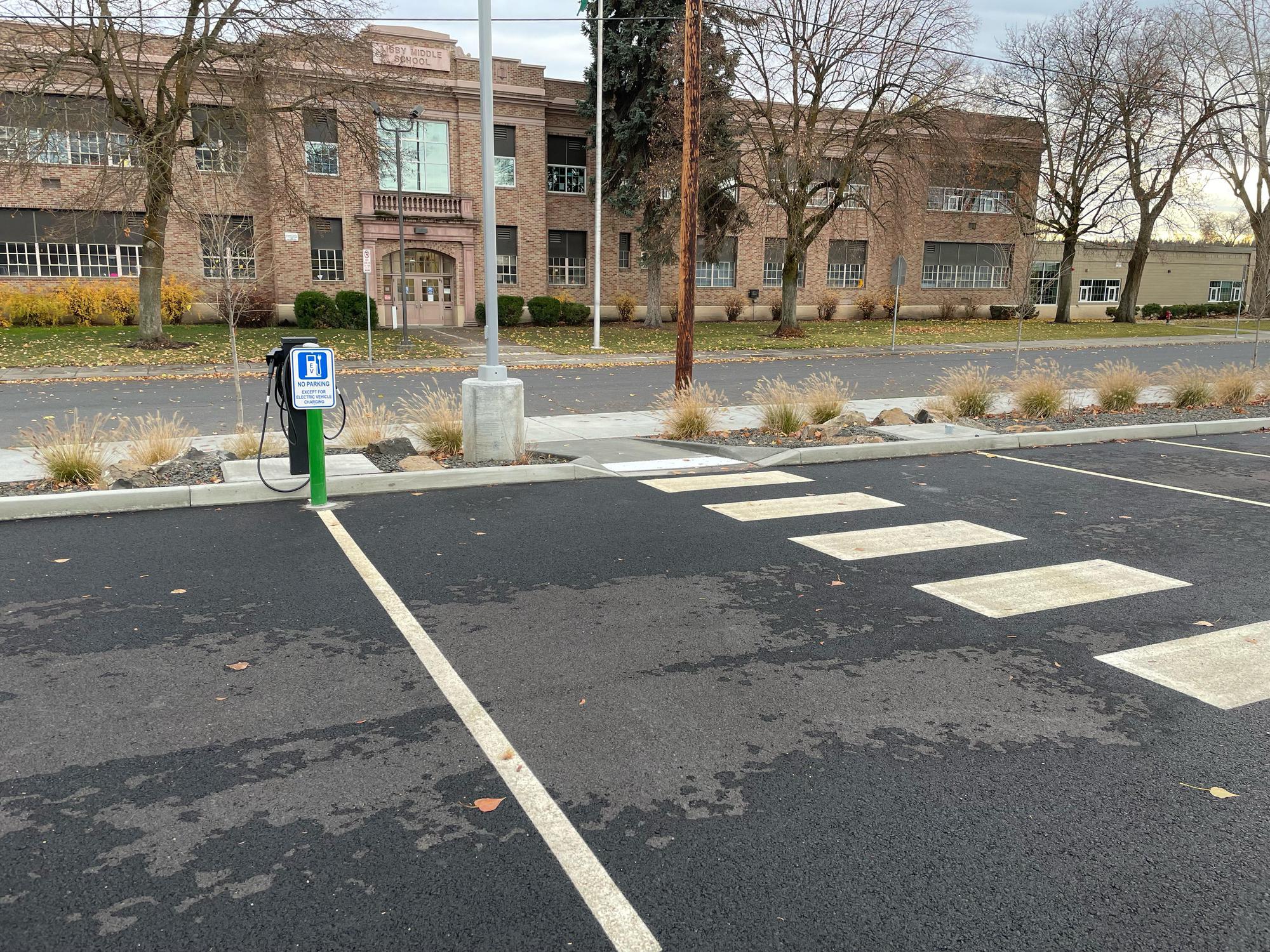 The Hive - A Spokane Public Library (1) | Spokane, WA | EV Station