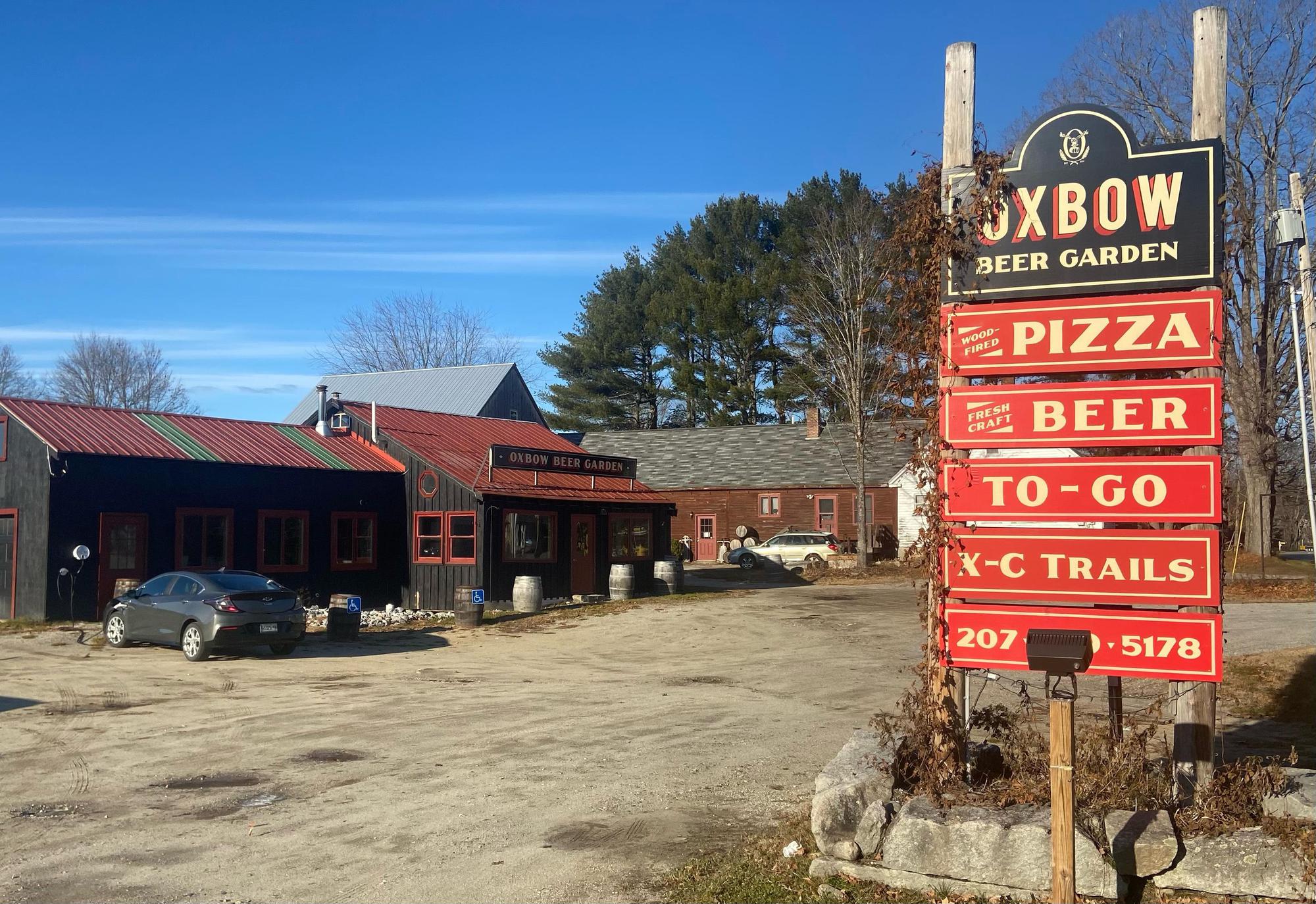 Oxbow Beer Garden | Oxford, ME | EV Station