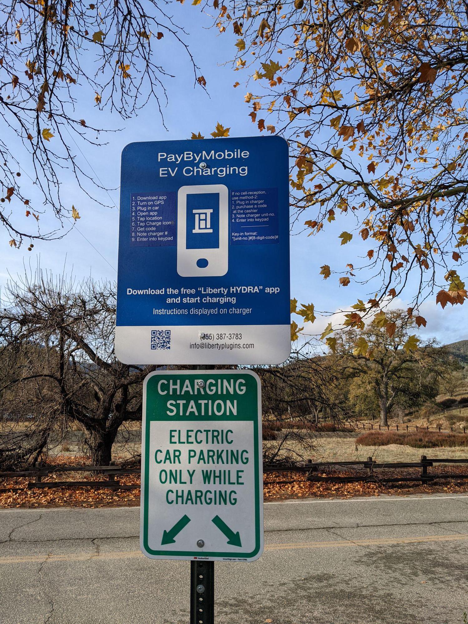 Pinnacles Visitor Center | Paicines, CA | EV Station