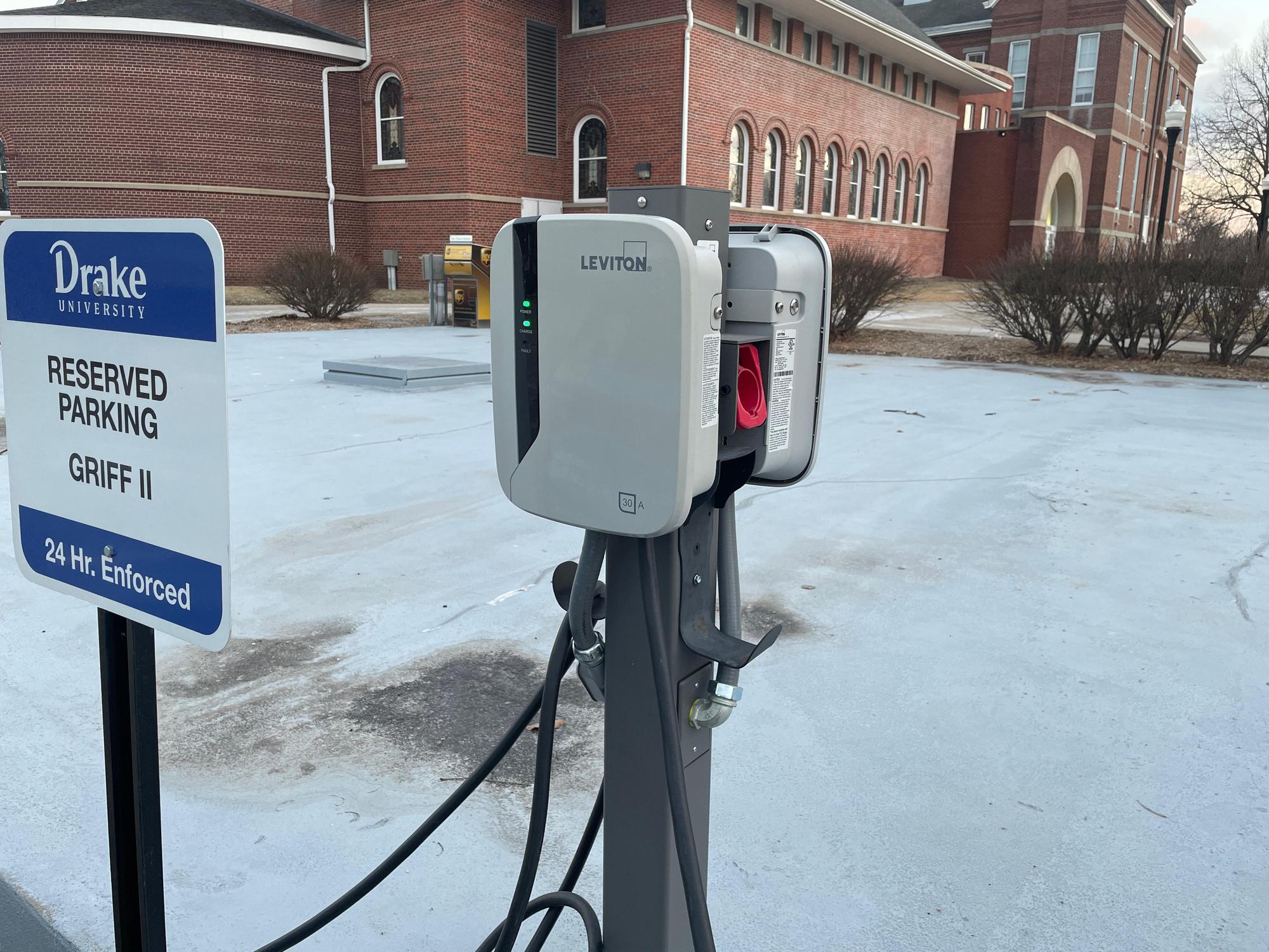 Drake University - Sheslow Auditorium | Des Moines, IA | EV Station