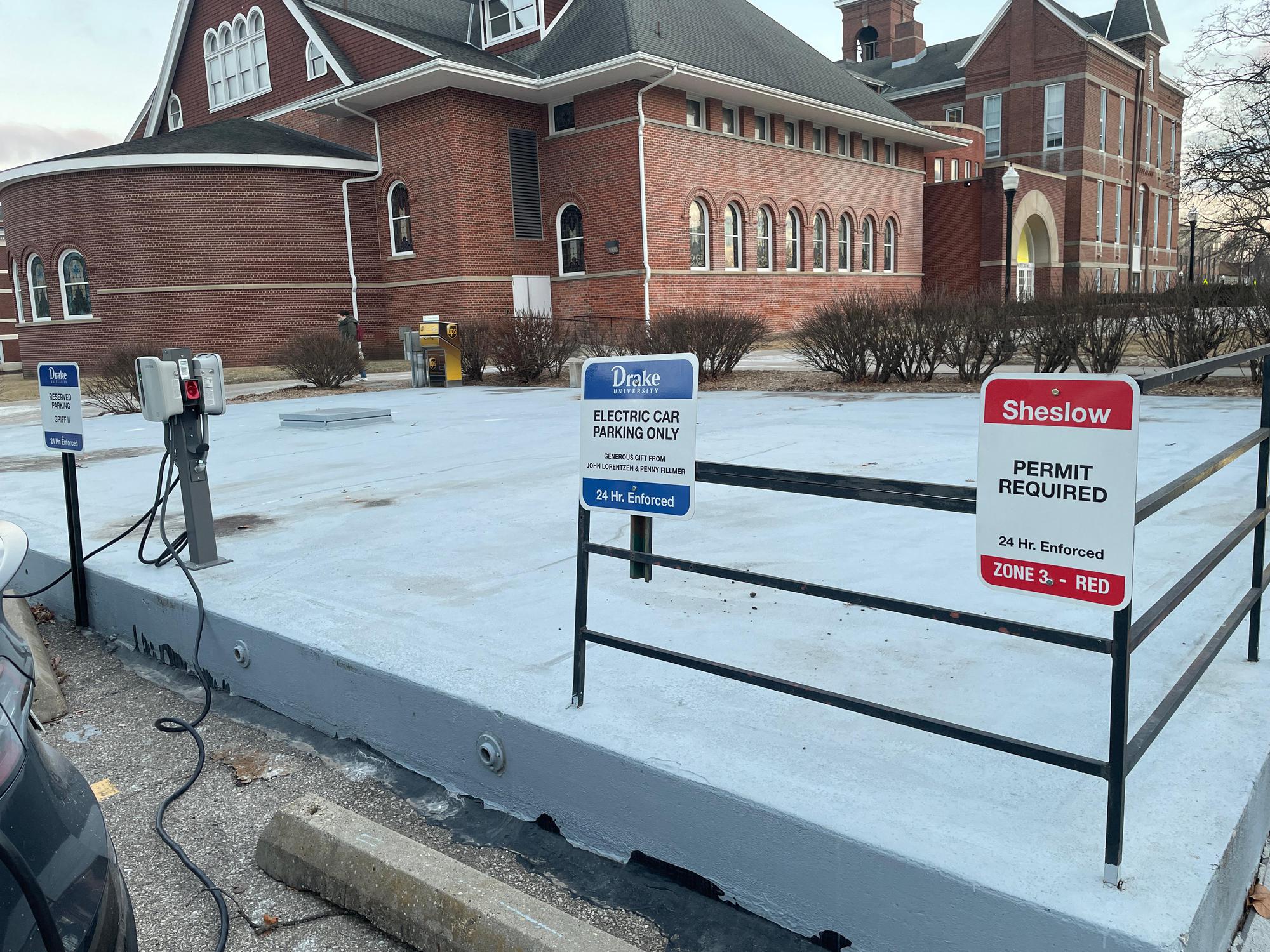 Drake University - Sheslow Auditorium | Des Moines, IA | EV Station