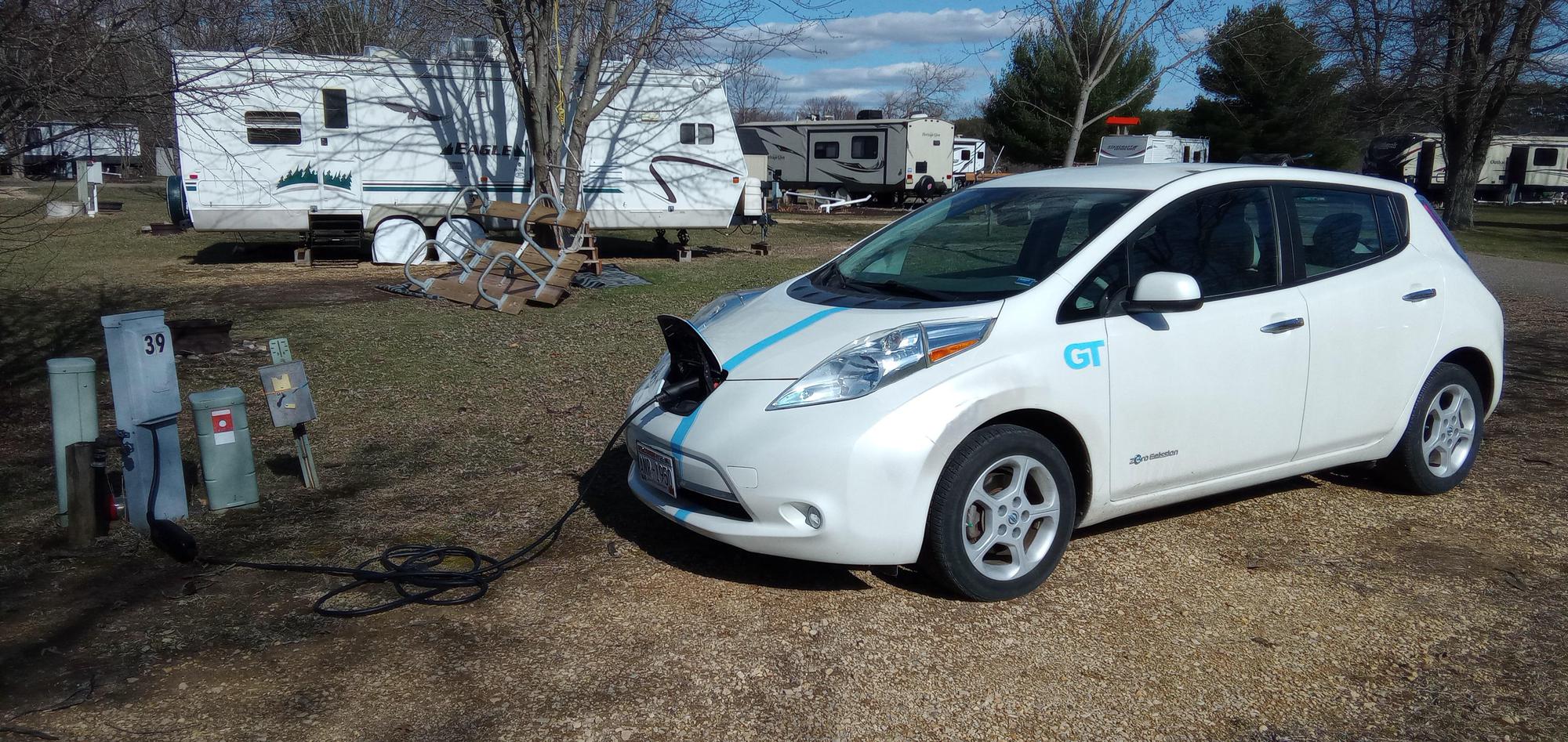 Crystal Lake Campground | Strum, WI | EV Station