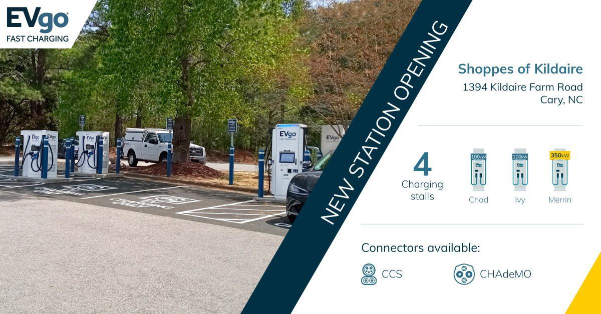 Shoppes of Kildaire | Cary, NC | EV Station