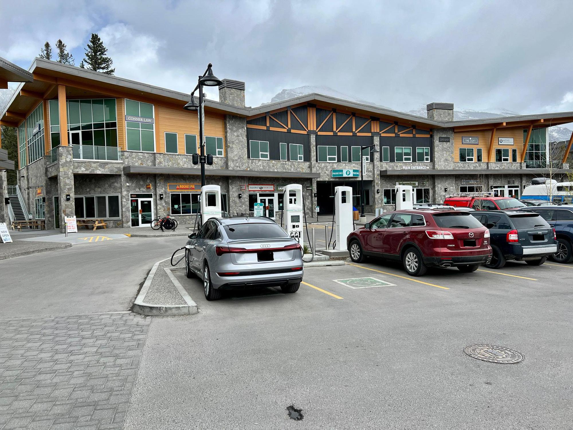 The Shops of Canmore | Canmore, AB | EV Station