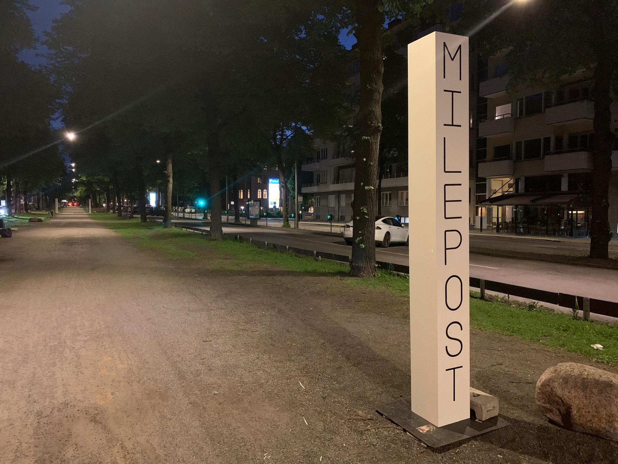 Milepost Valhallavägen | Jungfrugatan, 114 41 Stockholm, Sweden | EV ...