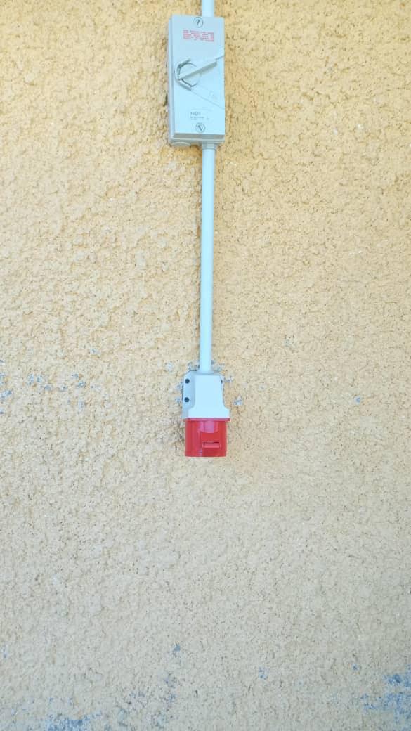 Red CEE 5 pin 11 kW | Bachok, Kelantan | EV Station