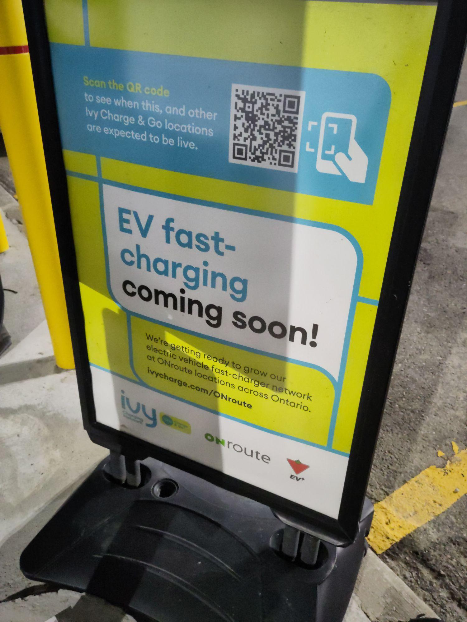ONroute King City | Vaughan, ON | EV Station