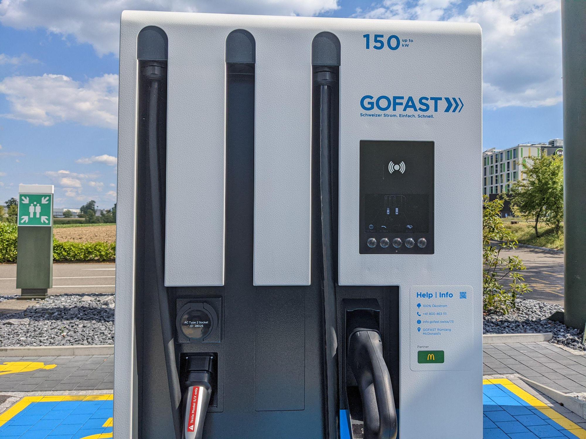 GOFAST Rümlang 1 McDonald's | Rümlang, ZH | EV Station