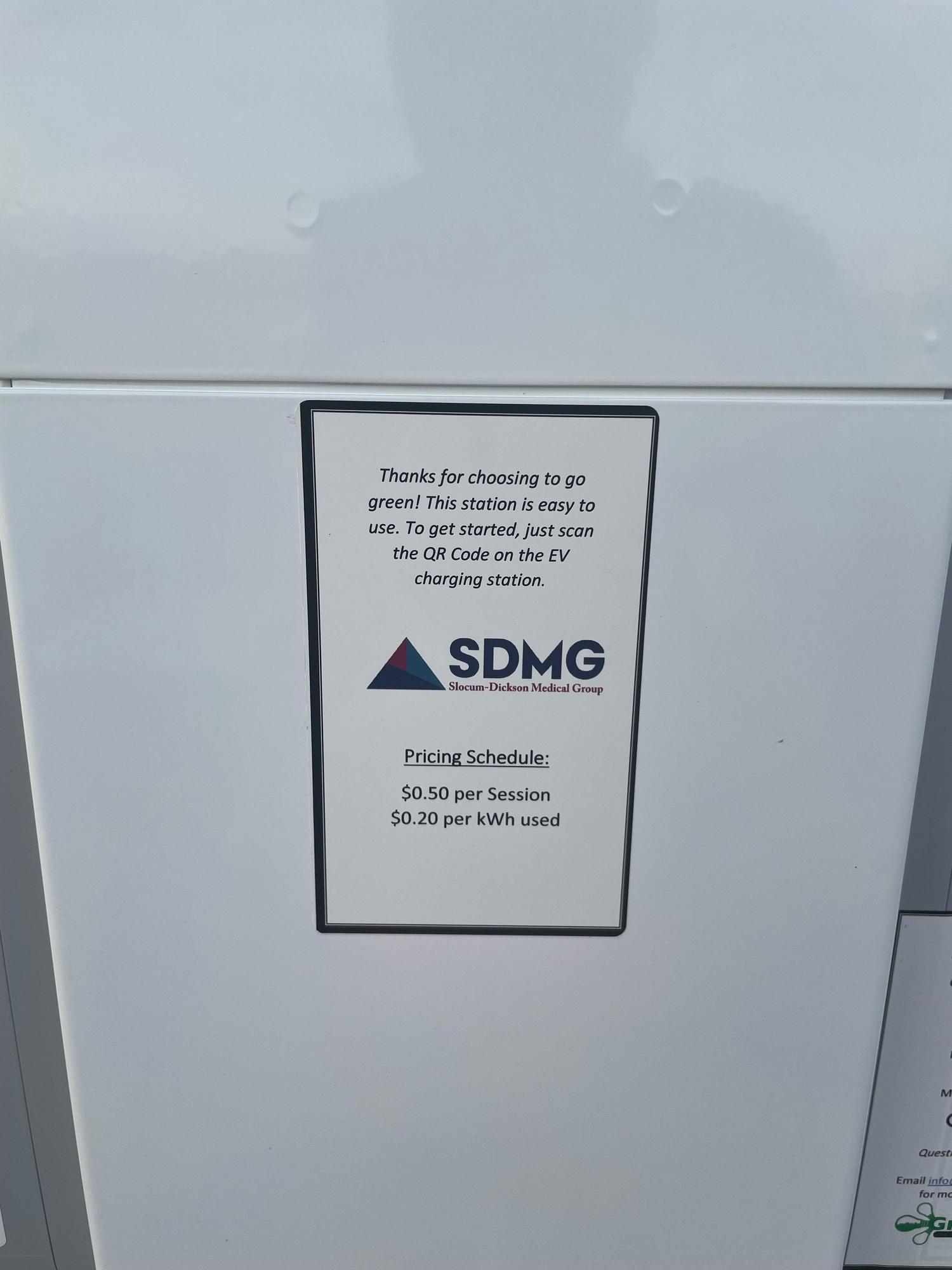 Slocum Dickson Medical Group | New Hartford, NY | EV Station