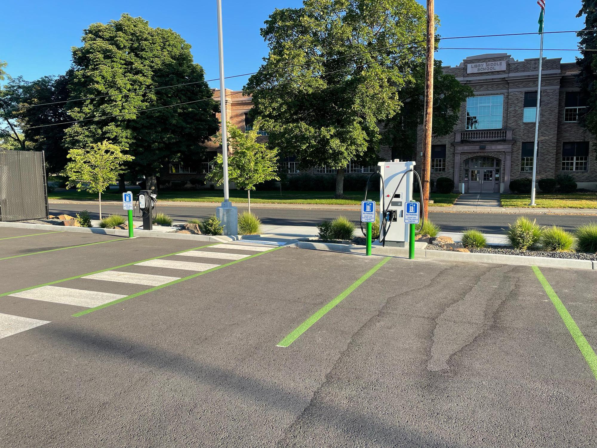 The Hive - A Spokane Public Library (1) | Spokane, WA | EV Station