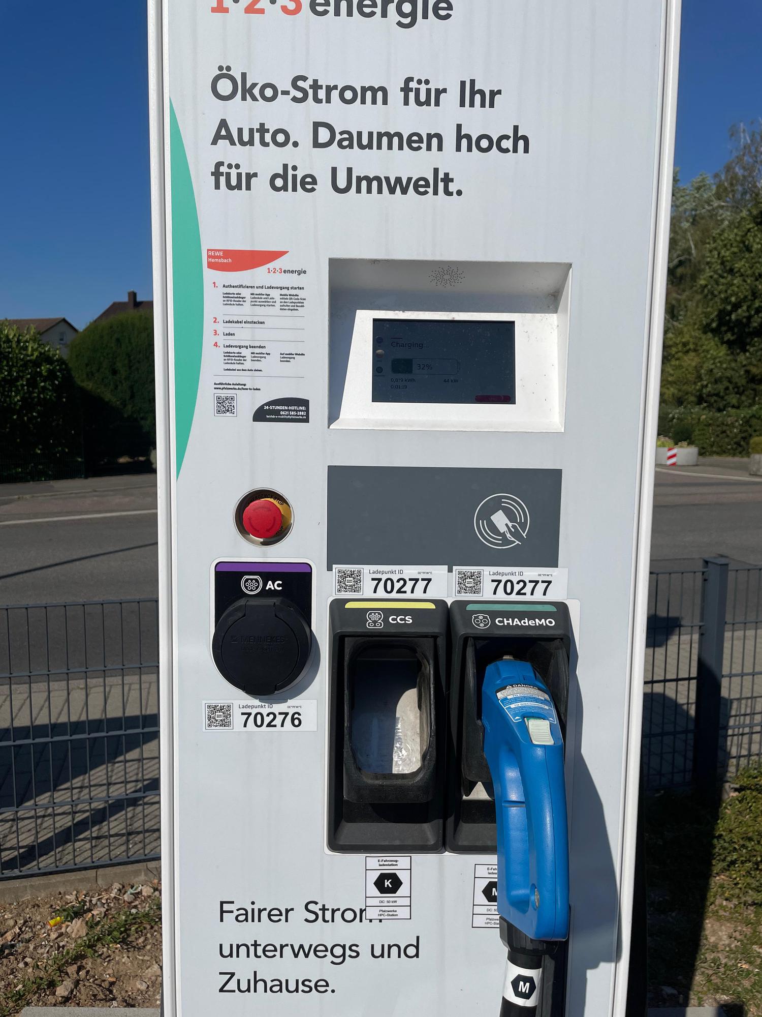 Hemsbach - REWE | Hemsbach, BW | EV Station