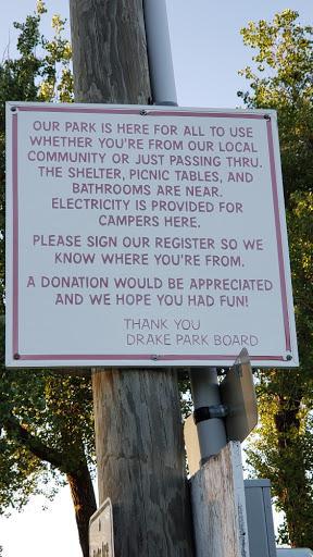 Drake City Park | Drake, ND | EV Station