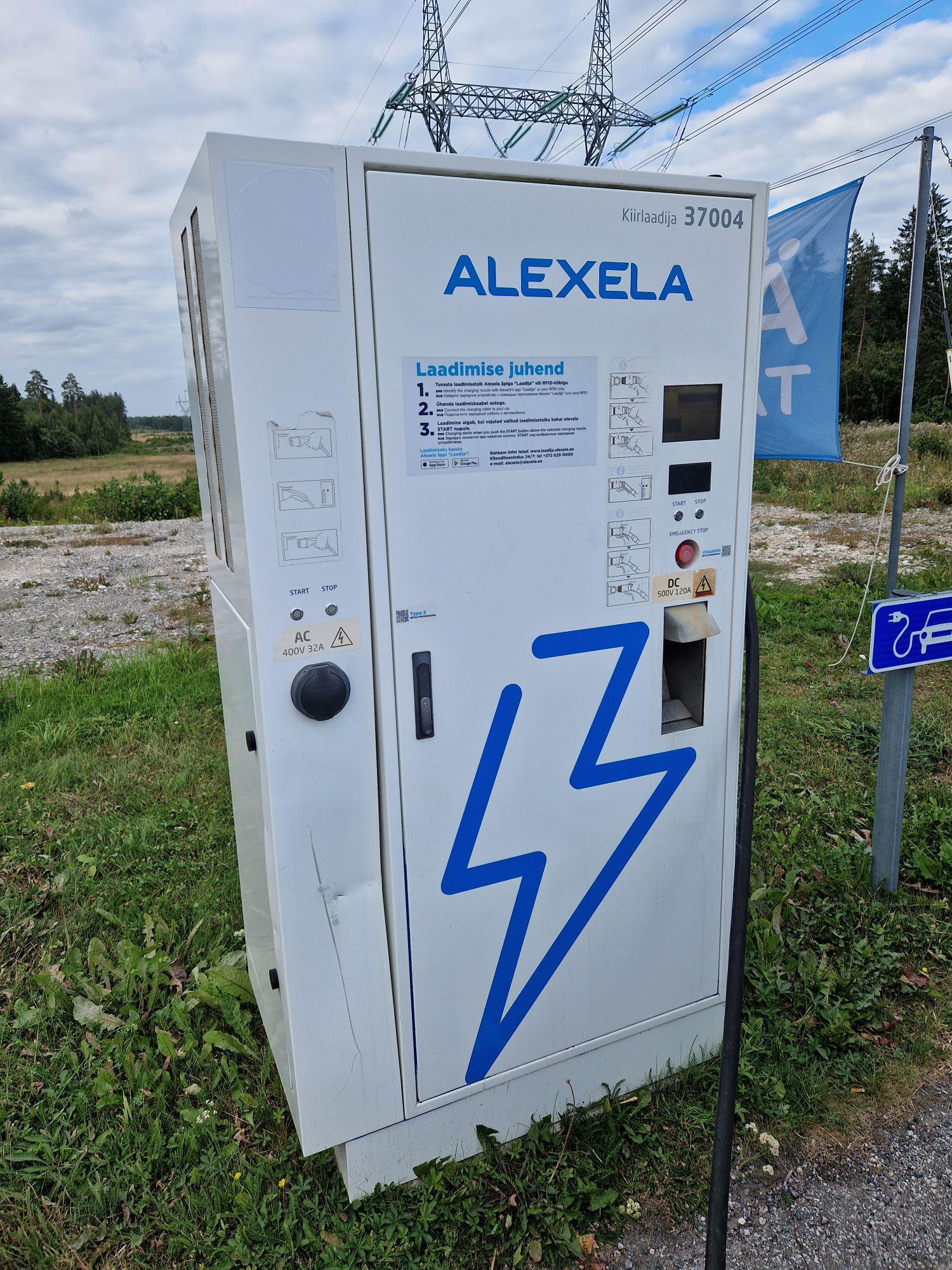 Riisipere Alexela tankla | Vilumäe, Harju maakond | EV Station